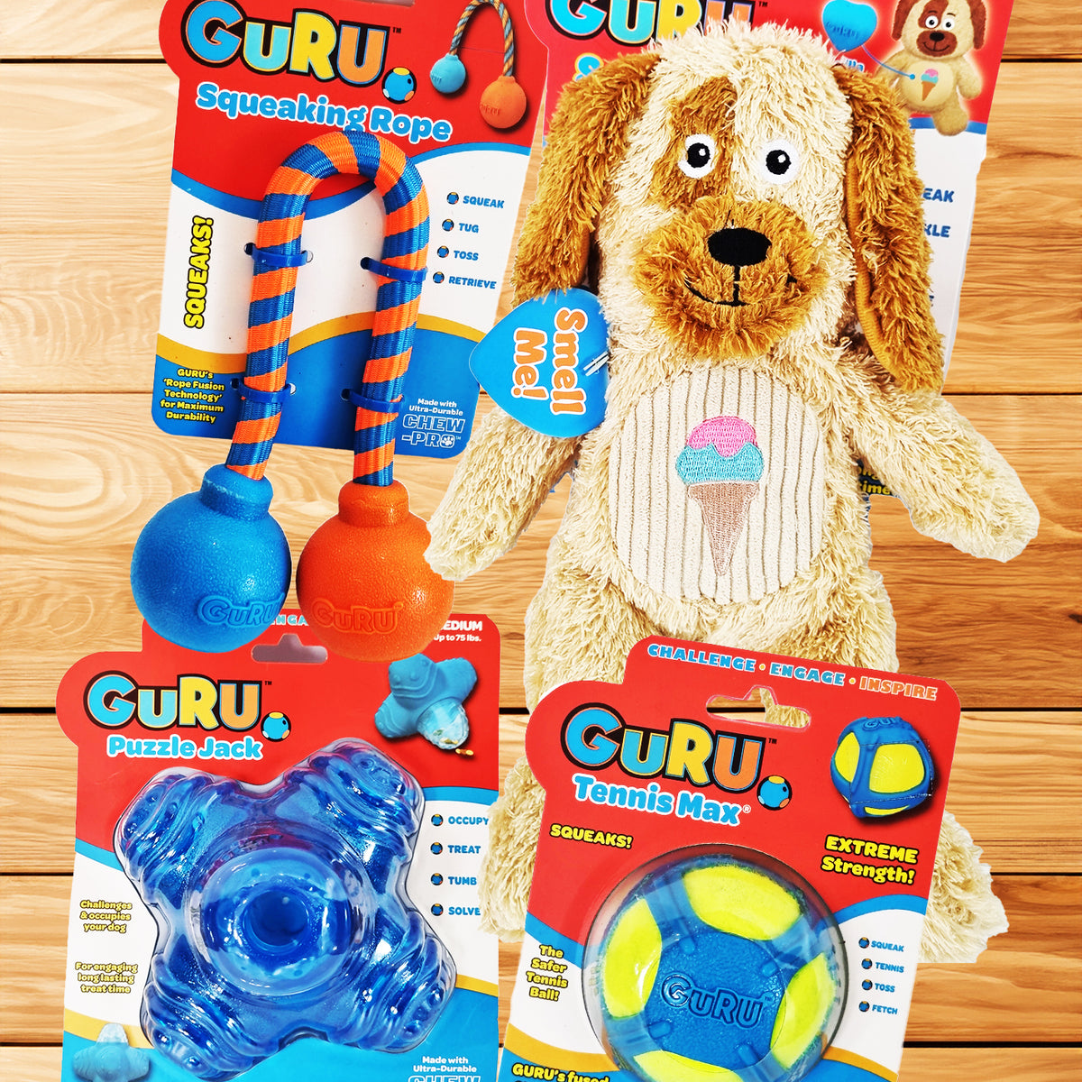 GURU Dog Toys – Charlie and Mia’s Barkery