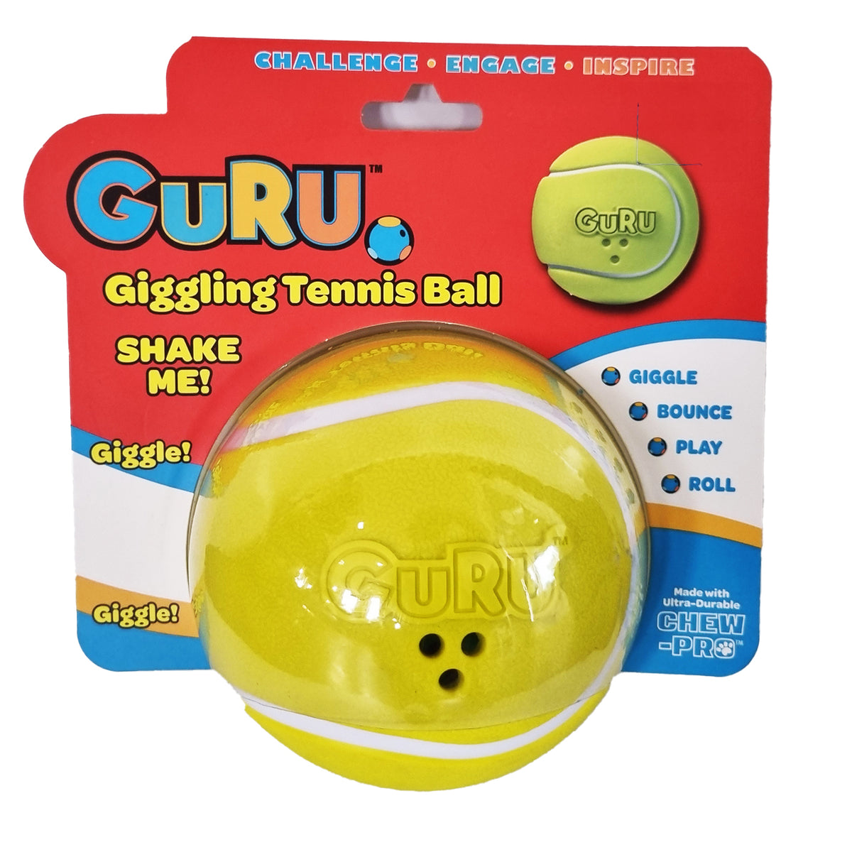 GURU Giggling Tennis Ball: Safe, Durable, and Fun for Dogs! – Charlie ...