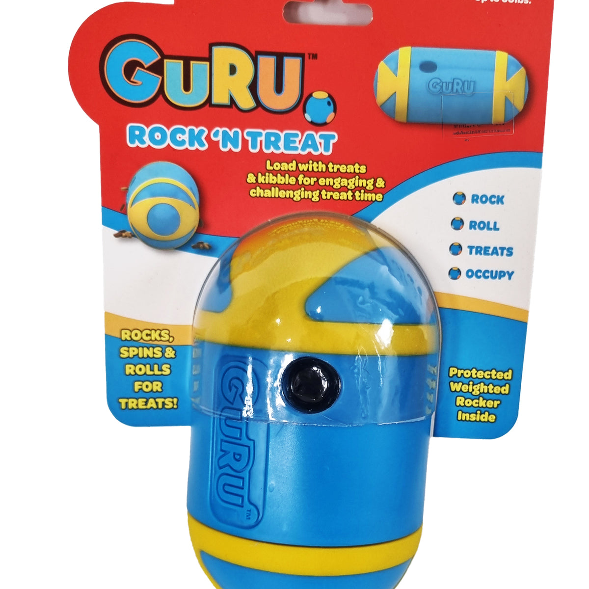 The GURU Rock 'N Treat: Slow Down Speedy Eaters & Prolong Treat Time ...