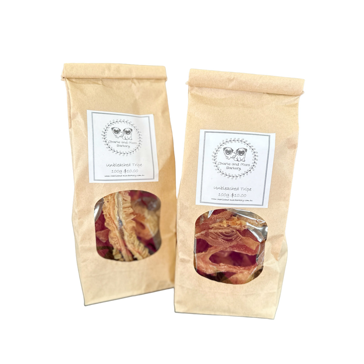 Unbleached Tripe – Charlie and Mia’s Barkery