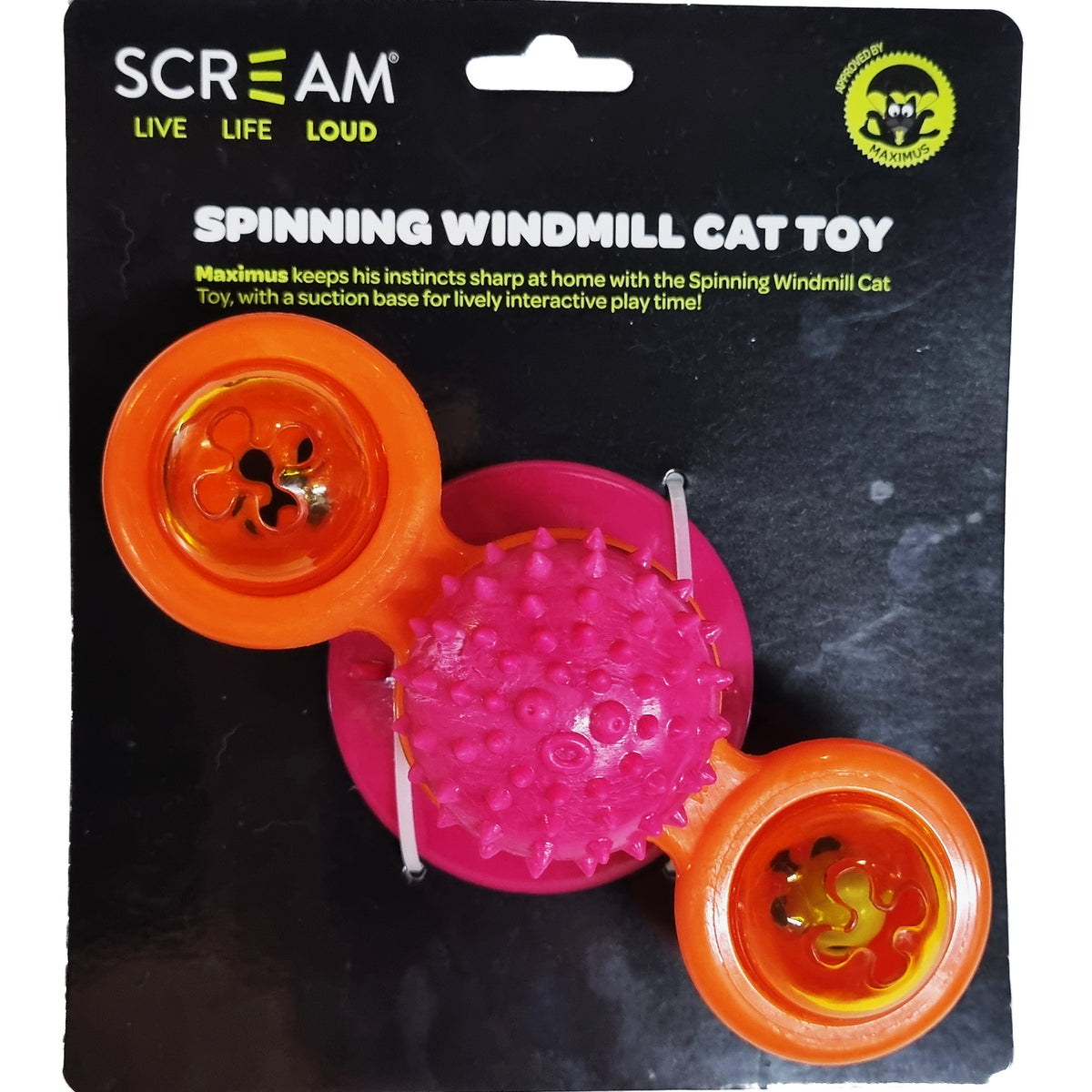 Engage Your Cat with the SCREAM Spinning Windmill Toy! – Charlie and ...