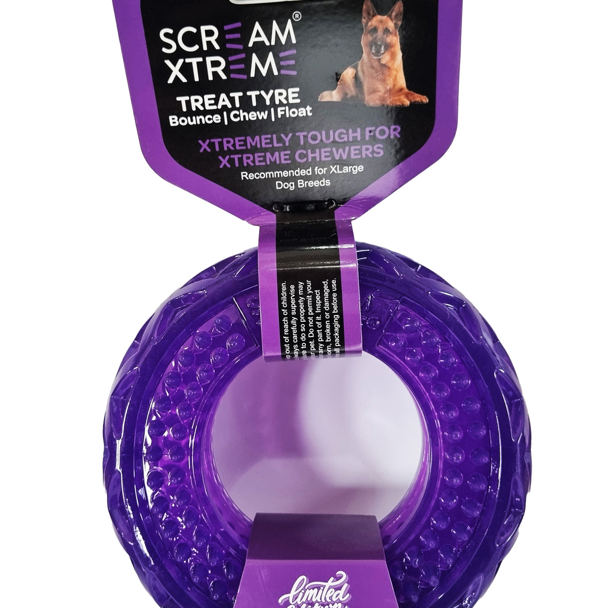 Xtremely Tough: Scream Treat Tyres for Dogs– Charlie and Mia’s Barkery